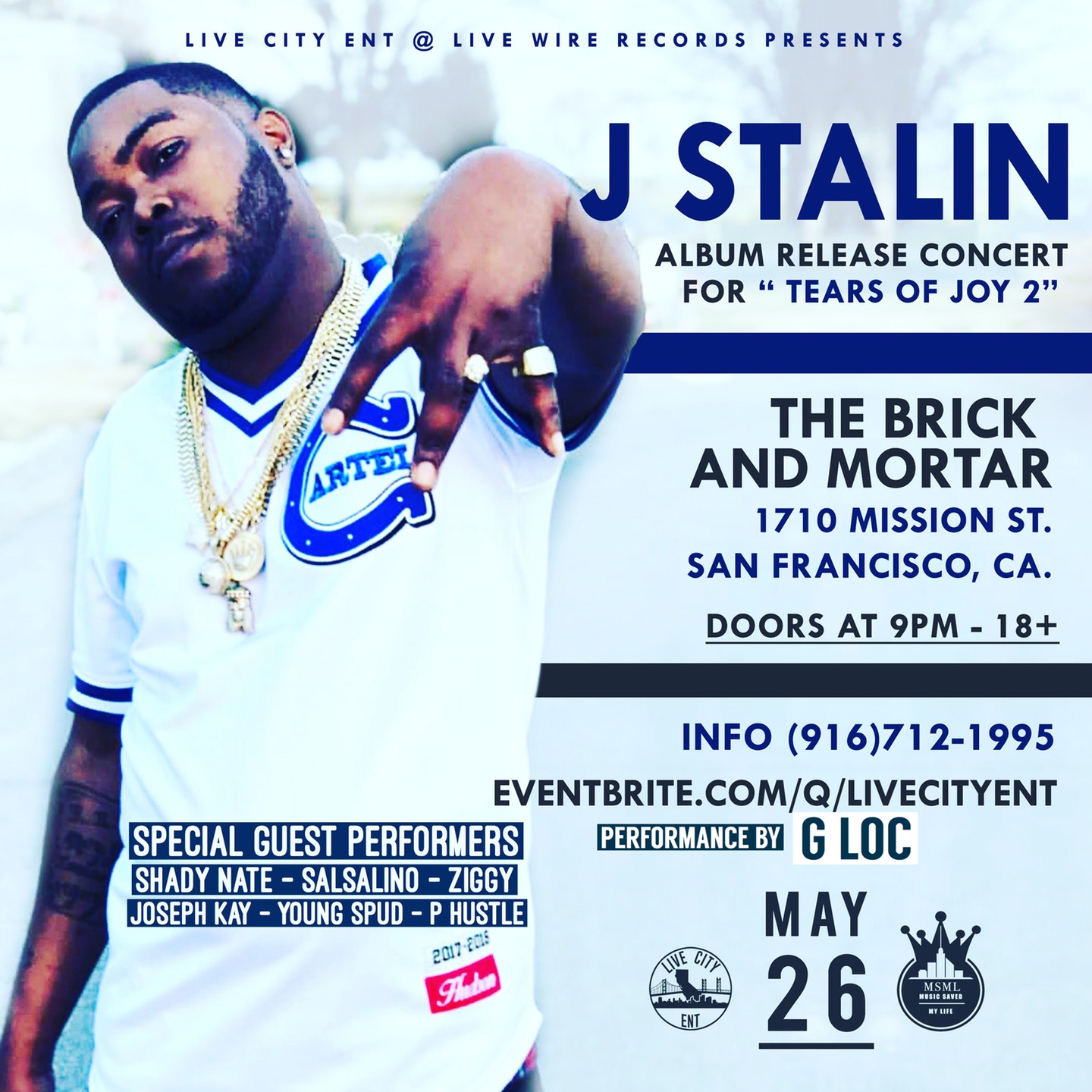 Live City Ent & Livewire Records Present J Stalin Official Album ...