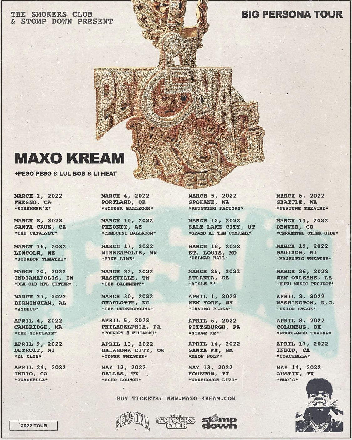 Maxo Kream • Big Persona Tour | Viva La Hip Hop