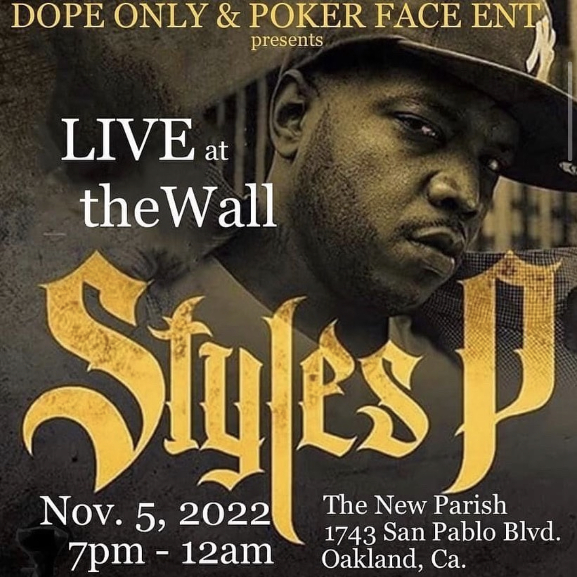 Styles P at The New Parish | Viva La Hip Hop