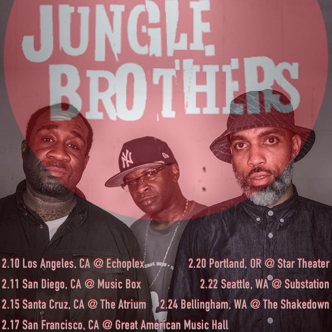 Jungle Brothers live in Santa Cruz and San Francisco | Viva La Hip Hop
