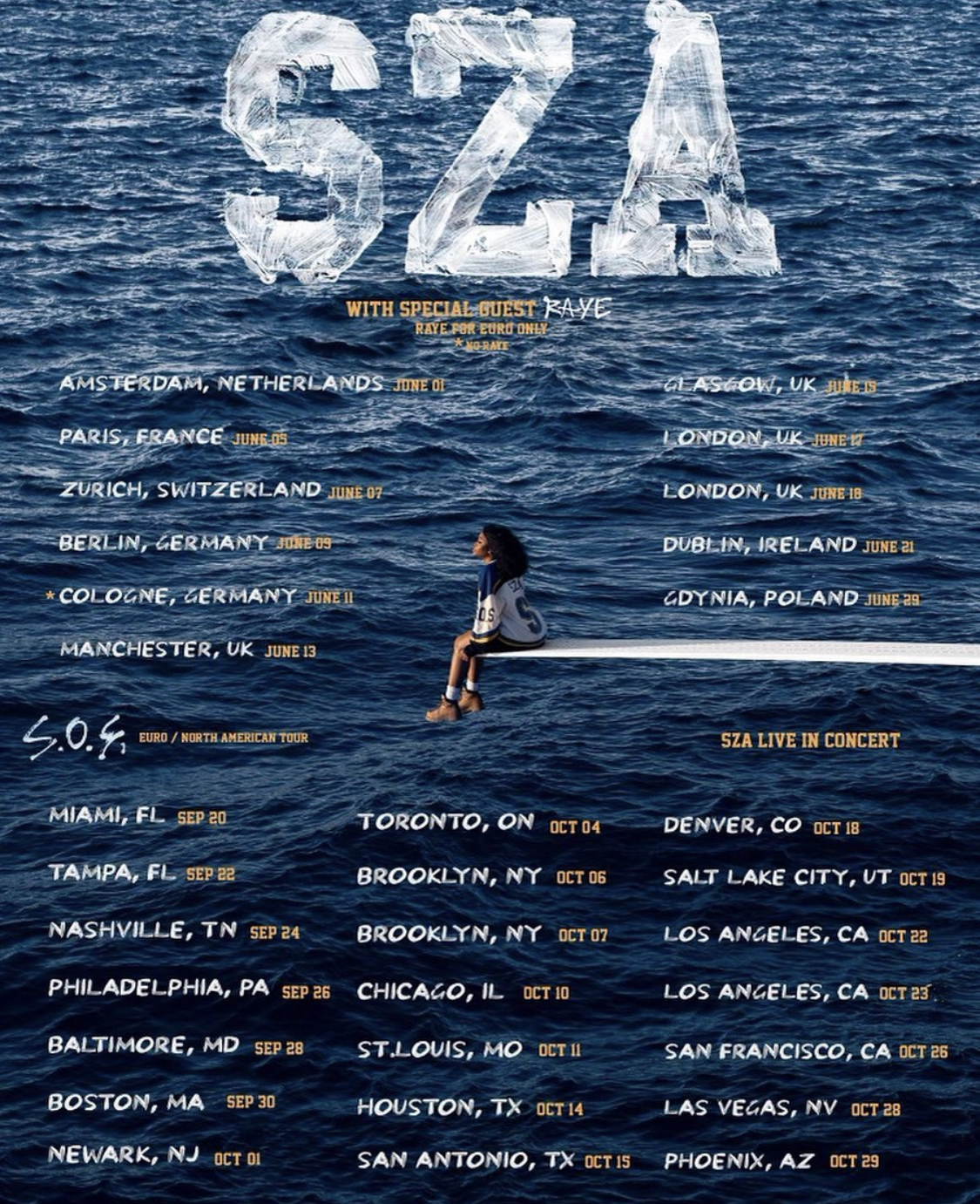 SZA – SOS Tour live in San Francisco | Viva La Hip Hop