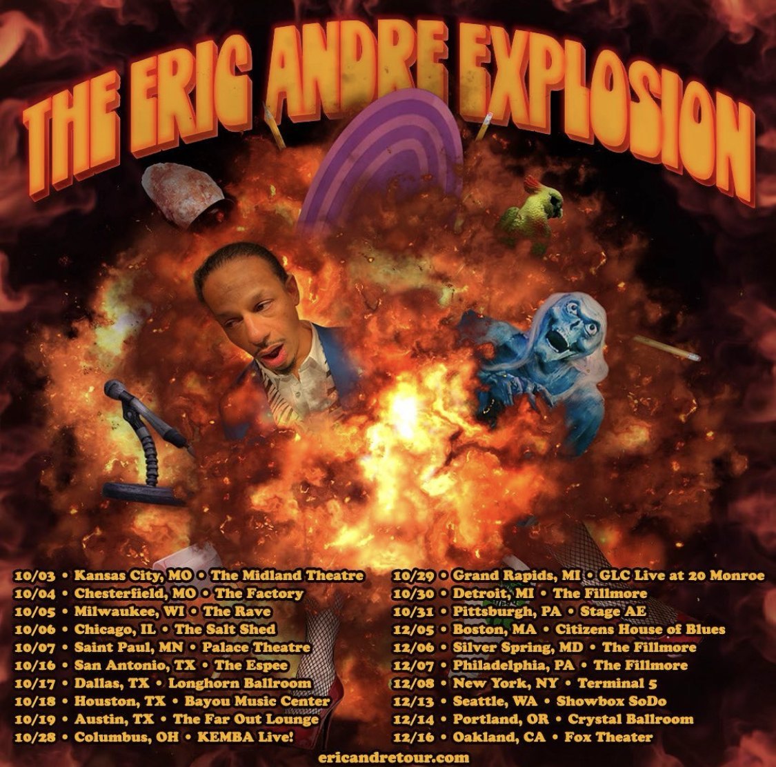The Eric Andre Explosion at The Fox Theater | Viva La Hip Hop