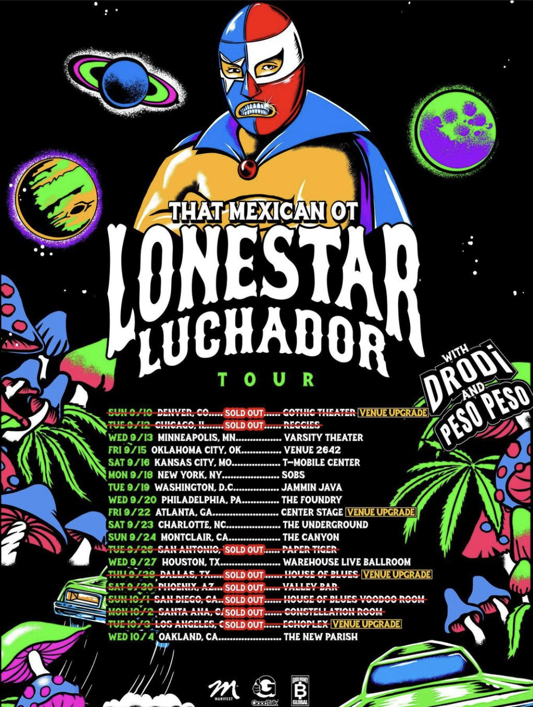 THAT MEXICAN OT : LONESTAR LUCHADOR TOUR | Viva La Hip Hop