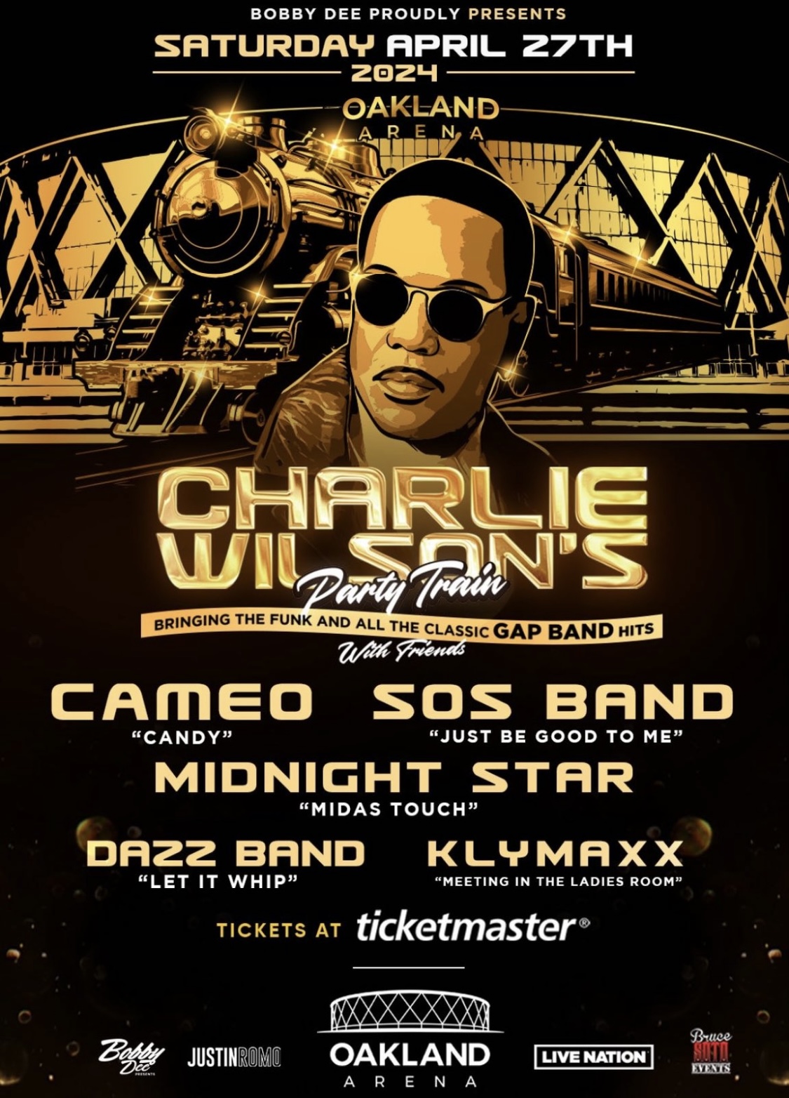 Charlie Wilson’s Party Train with friends at Oakland Arena | Viva La ...